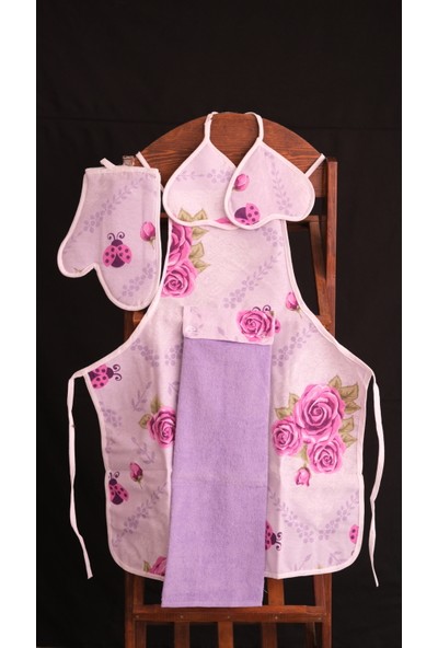 Havlulu Mutfak Önlüğü Seti Havlulu Mutfak Önlüğü Seti