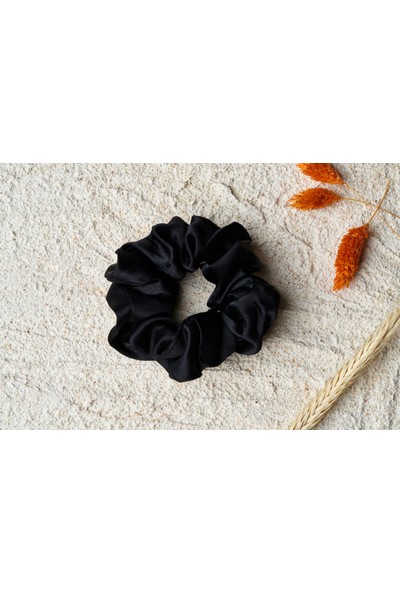 Toshe Kadın Tekli Saten Saç Lastik Toka