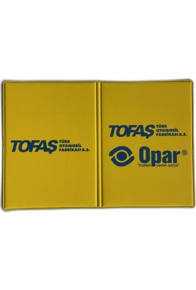 HLD Tofaş Opar Fabrikasyon Ruhsat Kabı Kılıfı Sarı Renk HLD Tofaş Opar Fabrikasyon Ruhsat Kabı Kılıfı Sarı Renk