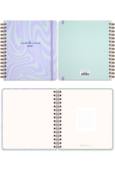Matt Notebook 2022-2023 Akademik Kare Ajanda - 17 Aylık Matt Notebook 2022-2023 Akademik Kare Ajanda - 17 Aylık