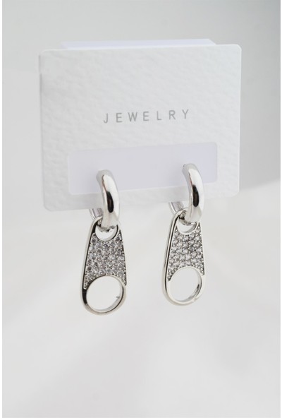 Jewelry Kadın Altın Kaplama Zirkon Taşlı Küpe Jewelry Kadın Altın Kaplama Zirkon Taşlı Küpe