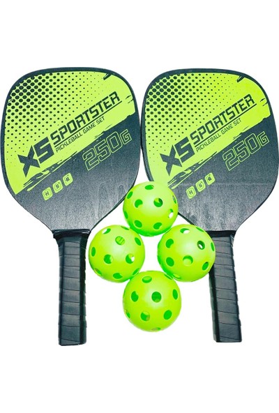 Beverly Profesyonel 2 Oyunculu Karbon Fiber Kürek Raketleri 4 Top (Yurt Dışından)