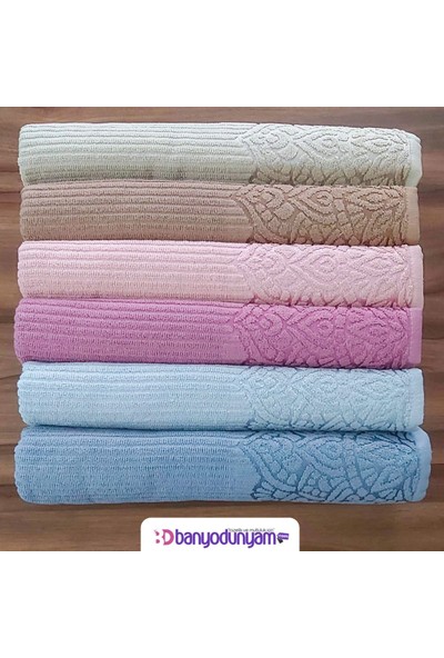 Banyo Dünyam El ve Yüz Havlusu 6'lı Set