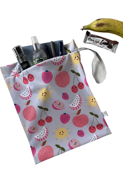 Pamuk Pazen Islak Eşya Mayo Torbası Kirli Temiz Kıyafet Çantası Fermuarlı Bebek Çantası Pamuk Pazen Islak Eşya Mayo Torbası Kirli Temiz Kıyafet Çantası Fermuarlı Bebek Çantası