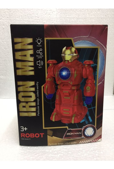 Beyazkuş Oyuncak Işıklı Sesli Hareketli Iron-Man
