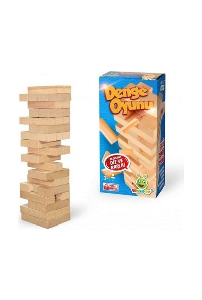 Woodoy Ahşap Denge Oyunu 54'parça