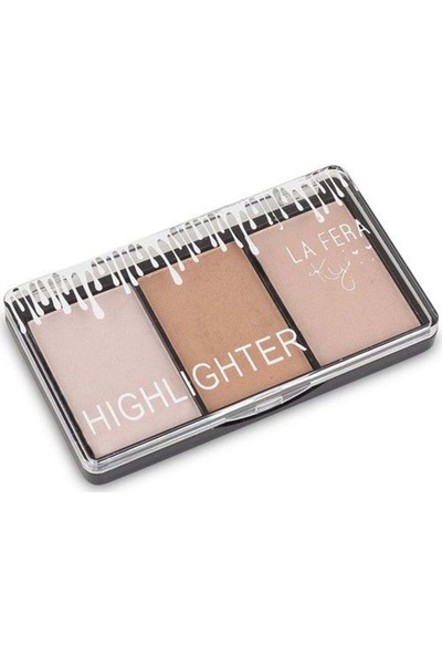 La Fera 3 Lü Aydınlatıcı Highlighther