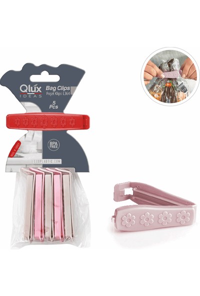 Qlux Poşet Klipsi (5 Adet) Qlux Poşet Klipsi (5 Adet)