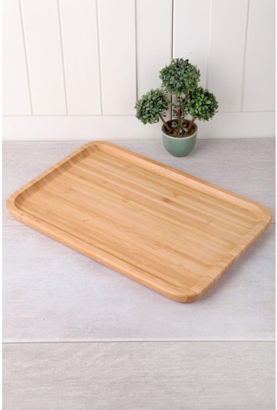 T.Concept Bambu Dikdörtgen Servis-Sunum Tahtası 30 x 20 cm