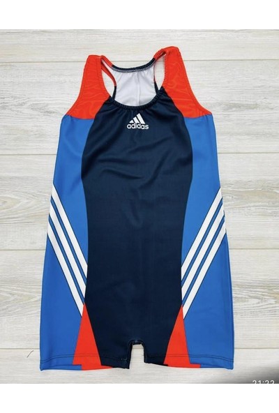 Rapapa Kız Çocuk Yüzücü Mayo Mavi 1106-