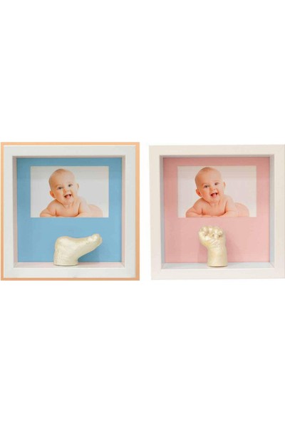 Baby Memory Prints 3D Niş Çerçeve Beyaz Baby Memory Prints 3D Niş Çerçeve Beyaz