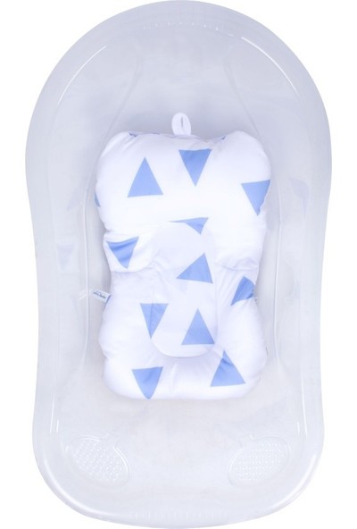 Sevi Bebe Cozy Banyo Minderi Art-69 Mavi Üçgen