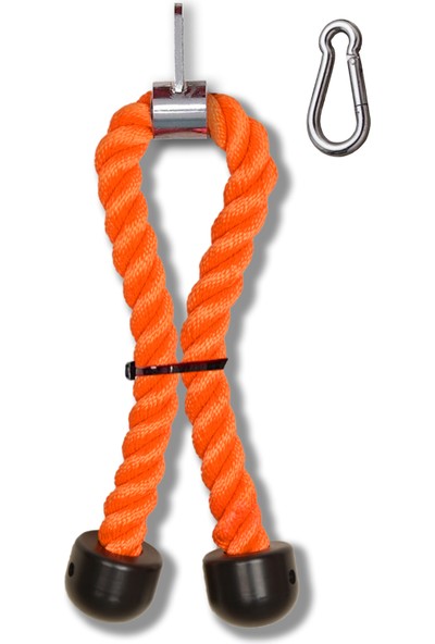 CrewSport 70 cm Profesyonel Triceps Halatı - Rope Triceps Pushdown - Cable Crossover Triceps Aparatı CrewSport 70 cm Profesyonel Triceps Halatı - Rope Triceps Pushdown - Cable Crossover Triceps Aparatı