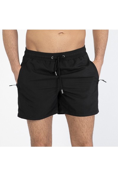 Erkek Siyah Su Itici Özellikli Havuz Deniz Şort Mayo 301- Erkek Siyah Su Itici Özellikli Havuz Deniz Şort Mayo 301-
