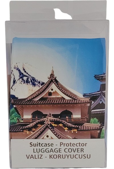 Elegante Elefante Pp Valiz Kılıfı (Tapınak) - Orta Boy Elegante Elefante Pp Valiz Kılıfı (Tapınak) - Orta Boy