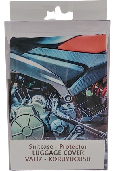 Elegante Elefante Pp Valiz Kılıfı (Motorsiklet) - Büyük Boy Elegante Elefante Pp Valiz Kılıfı (Motorsiklet) - Büyük Boy