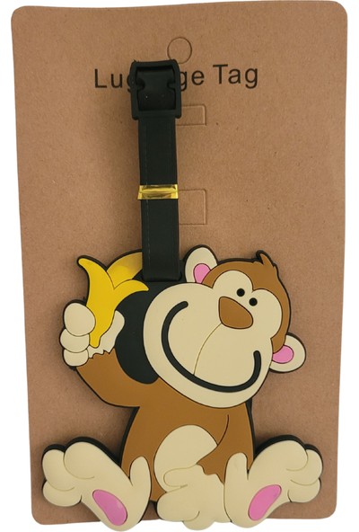 Elegante Elefante Valiz Etiketi (Maymun) Elegante Elefante Valiz Etiketi (Maymun)