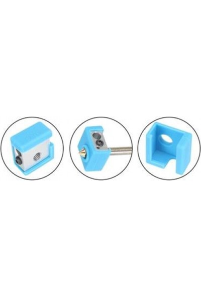 Creality 3D Mk8 Alüminyum Isıtıcı Blok Silikon Kılıf Sarı Creality 3D Mk8 Alüminyum Isıtıcı Blok Silikon Kılıf Sarı
