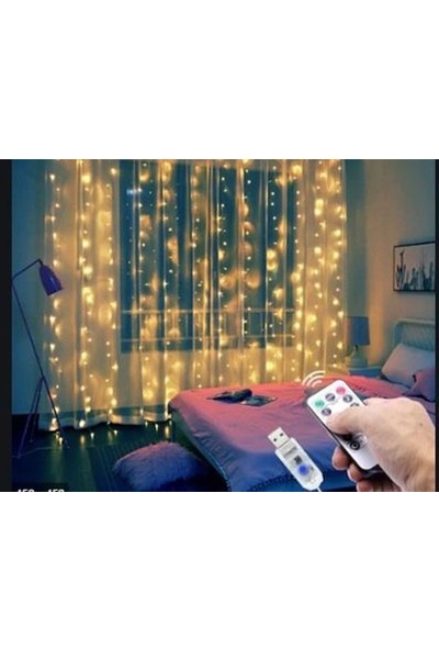 Süper Trend 8 Fonksiyonlu Uzaktan Kumandalı Günışığı Perde Peri LED (3 mt x 3 Mt) Süper Trend 8 Fonksiyonlu Uzaktan Kumandalı Günışığı Perde Peri LED (3 mt x 3 Mt)