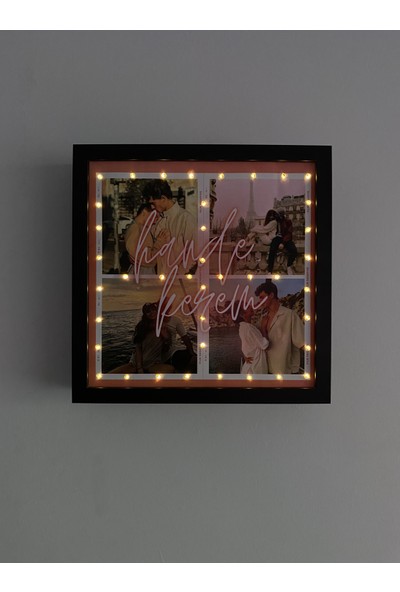 Gold Garden Kişiye Özel LED Işıklı Fotoğraflı ve Isimli Kişiselleştirilmiş Çerçeve Gold Garden Kişiye Özel LED Işıklı Fotoğraflı ve Isimli Kişiselleştirilmiş Çerçeve