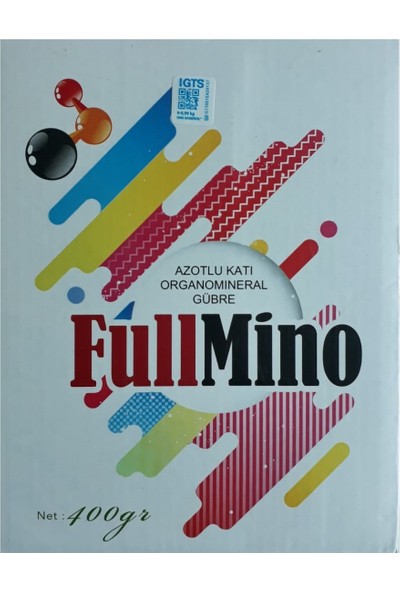 Fullmino Azotlu Katı Organomineral Gübre 400 gr Fullmino Azotlu Katı Organomineral Gübre 400 gr