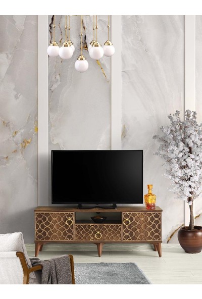 130 cm Motifli Kapak Tv Sehpası