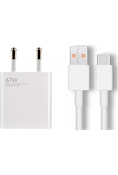 LavinMobil Xiaomi Mi Uyumlu 67W Turbo Hızlı Şarj Aleti Adaptör+Kablo Set Orijinal LavinMobil Xiaomi Mi Uyumlu 67W Turbo Hızlı Şarj Aleti Adaptör+Kablo Set Orijinal