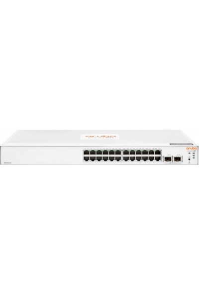 Hp Aruba Instant On JL812A 1830-24G 24PORT Gigabit, 2 Port Gigabit Sfp, Yönetilebilir, Rack Mount Switch Hp Aruba Instant On JL812A 1830-24G 24PORT Gigabit, 2 Port Gigabit Sfp, Yönetilebilir, Rack Mount Switch