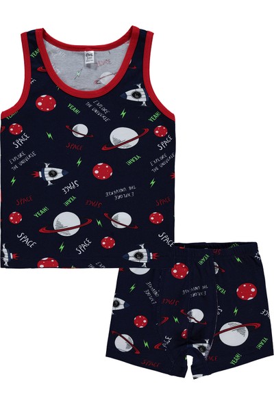Civil Boys Erkek Çocuk Iç Çamaşırı Takımı 2-10 Yaş Lacivert