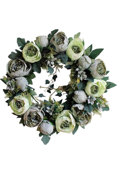 Qearl Yapay Çiçek Çelenk Asılı Ipek Çelenk Kapı Dekor Malakit Yeşili (Yurt Dışından) Qearl Yapay Çiçek Çelenk Asılı Ipek Çelenk Kapı Dekor Malakit Yeşili (Yurt Dışından)