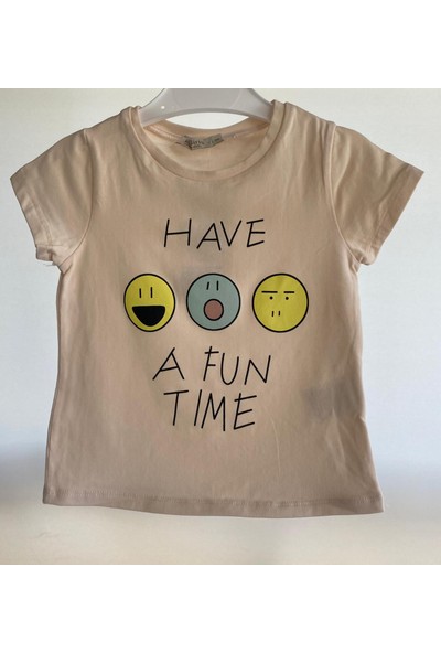 Laurel Butik Emoji Desenli Tişört