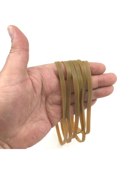 Ekoset 180X6MM Geniş Kauçuk Paket Ambalaj Kasa Lastiği 100 Adet Ekoset 180X6MM Geniş Kauçuk Paket Ambalaj Kasa Lastiği 100 Adet