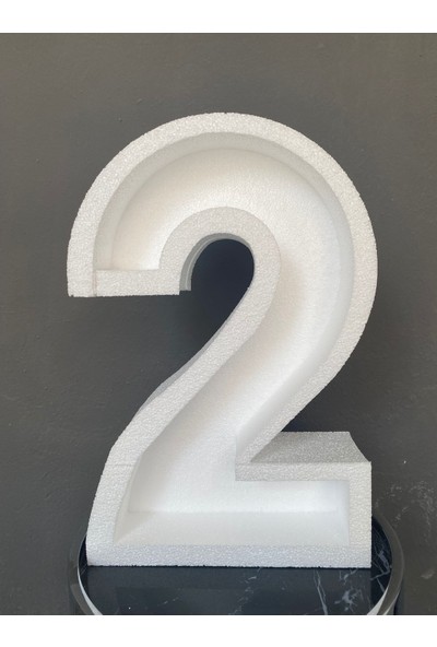 Strafor Sayılar ve Harfler 50 cm Yükseliğinde 10 Cm