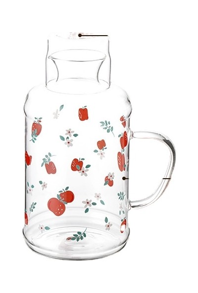 Shinee Kapaklı Meyve Desenli Soğuk Sürahi (Yurt Dışından)