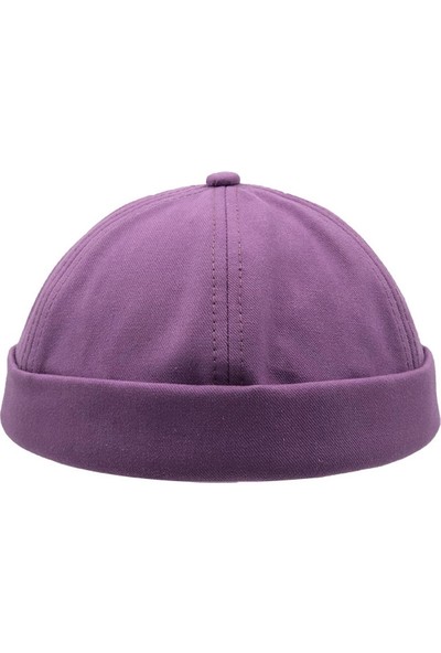 Xphone Store Retro Keten Şapka - Mor (Yurt Dışından)