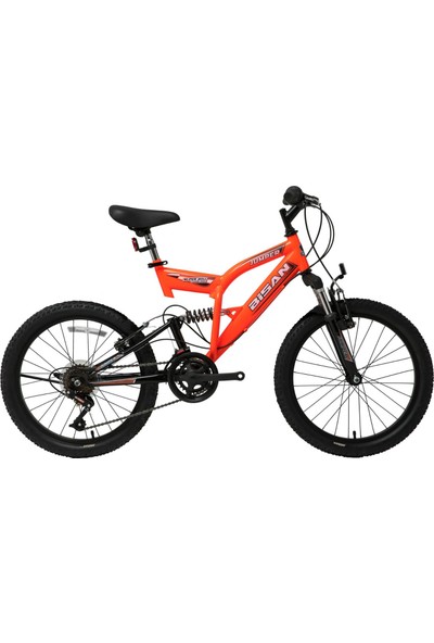 Bisan Jumper 20'' Jant 18 Vites Çocuk Bisikleti - Turuncu Beyaz Bisan Jumper 20'' Jant 18 Vites Çocuk Bisikleti - Turuncu Beyaz