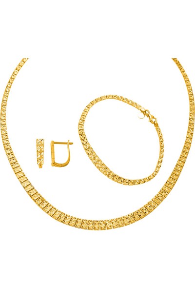 22 Ayar Altın Takı Seti 22 Ayar Altın Takı Seti