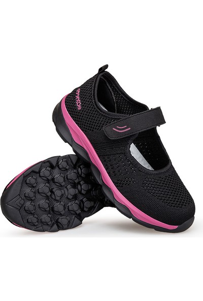 Guanshou Nefes Alabilen Kadın Spor Ayakkabısı - Siyah (Yurt Dışından)