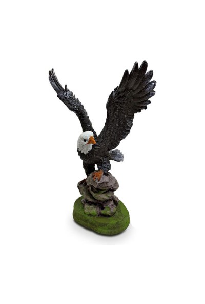 Tual Hobi Sanat Dekoratif Kartal Heykeli Kanatları Açık 22 x 19 cm Tual Hobi Sanat Dekoratif Kartal Heykeli Kanatları Açık 22 x 19 cm