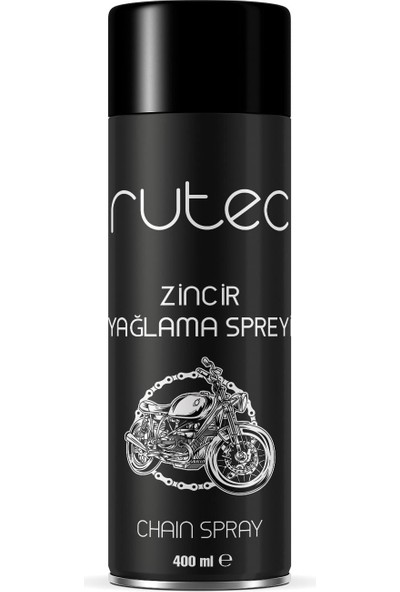 Rutec Zincir Yağlama Spreyi 400 ml Rutec Zincir Yağlama Spreyi 400 ml