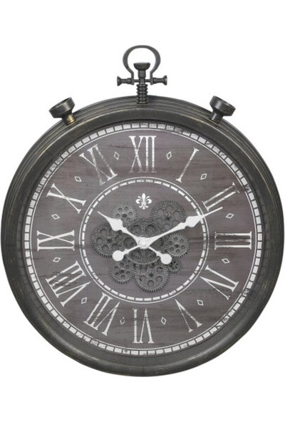 T.Concept Retro Kuvars Mekanizmalı Duvar Saati 60 cm