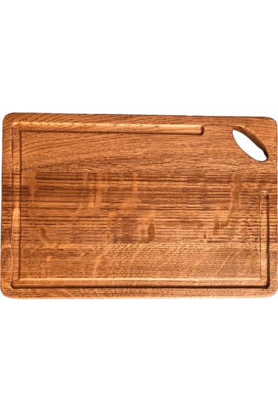 Kütükland Meşe Sunum Steak Doğrama Kesme Tahtası Küçük