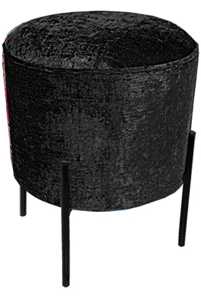 Dockers Puf Yuvarlak Çelik Ayak Siyah