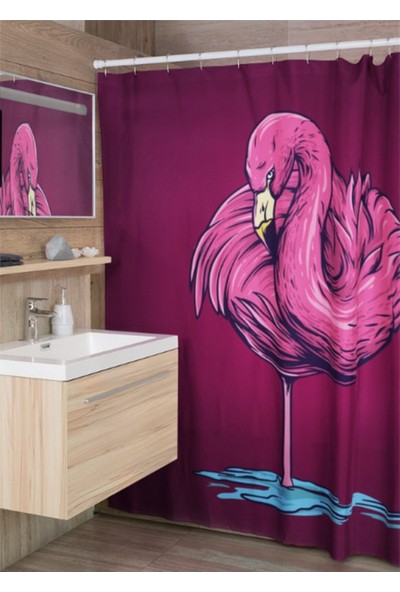 Alamodecor Duş Perdesi | Banyo Perdesi Tek Kanat 150 x 200 cm Alamodecor Duş Perdesi | Banyo Perdesi Tek Kanat 150 x 200 cm