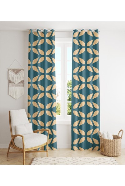 Çift Kanat Fon Perde | Baskılı Karartma Perdesi | Güneşlik Çift Kanat Fon Perde | Baskılı Karartma Perdesi | Güneşlik