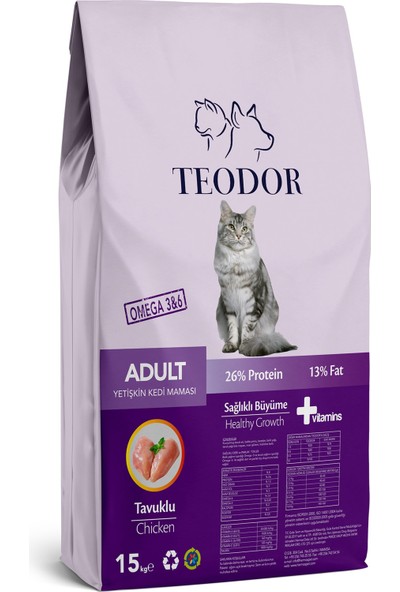 Teodor Yetişkin Kedi Maması Teodor Yetişkin Kedi Maması