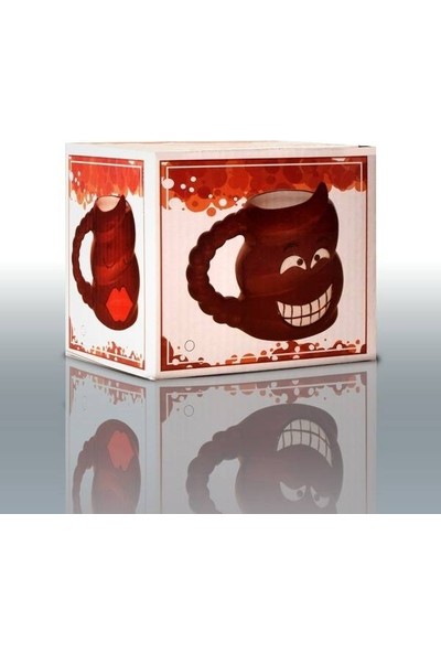 Cryfox Emoji Bok Tasarımlı Kupa Bardak Dekoratif Hediyelik Cryfox Emoji Bok Tasarımlı Kupa Bardak Dekoratif Hediyelik