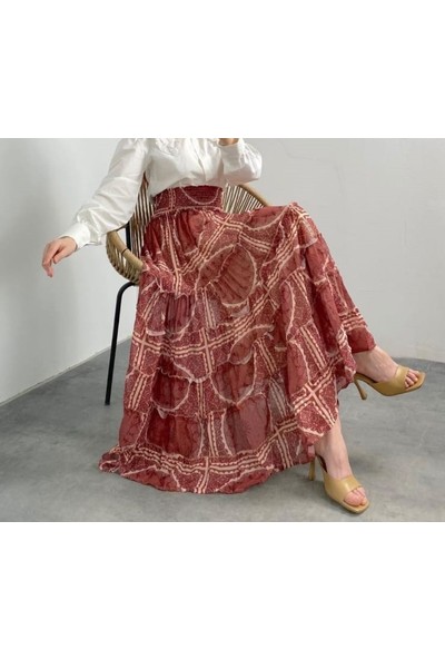 Die More Şifon Etek