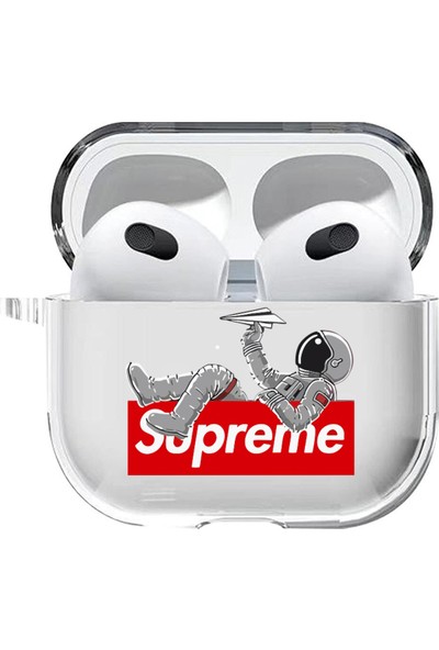 Apple Airpods 3.nesil Supr Desenli Şeffaf Airpdos Kılıfı Apple Airpods 3.nesil Supr Desenli Şeffaf Airpdos Kılıfı