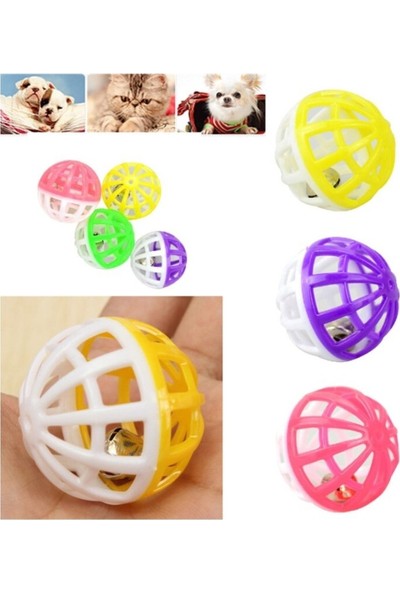 Smyrna Evcil Hayvan Kedi Köpek Oyun Topu Çıngıraklı 3,5 cm 3 Adet Smyrna Evcil Hayvan Kedi Köpek Oyun Topu Çıngıraklı 3,5 cm 3 Adet